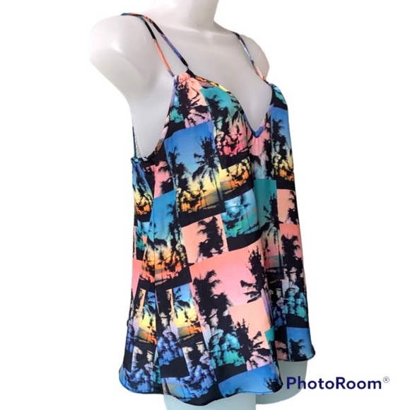 Rory Beca | Tops | Miami Nights Sunset Cami Tank Rbl By Rory Beca Xs ...